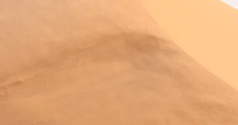 Red orange sand dune wave patterns with ... | Stock Video | Pond5