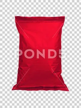 Red Packaging for food, chips, crackers, sweets, mockup for your design ...