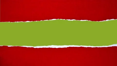 Red paper torn on chroma key background | Stock Video | Pond5