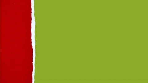 Red paper torn on chroma key background. | Stock Video | Pond5