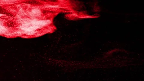 red particle smoke loop animation | Stock Video | Pond5