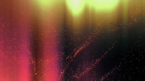 red particles and retro leak light . gol... | Stock Video | Pond5