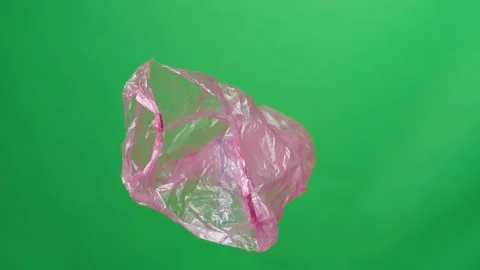 Red Plastic Bag On Green Screen Backgrou... | Stock Video | Pond5