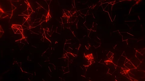 Red Plexus Digital Lines Intro Logo Moti... | Stock Video | Pond5