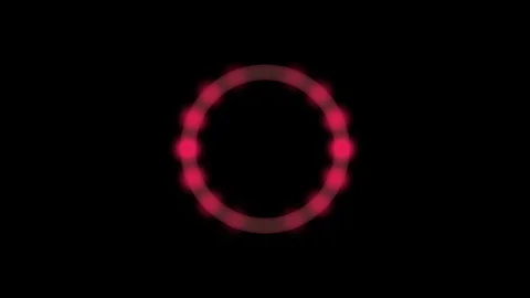 Red Preloader on Circle with Transparent... | Stock Video | Pond5