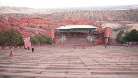 Red Rocks Venue Stock Footage ~ Royalty Free Stock Videos | Pond5