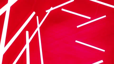 Red Rotating Neon Lights 4K Animation. M... | Stock Video | Pond5