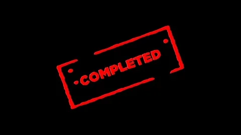 Completed Stamp Stock Footage ~ Royalty Free Stock Videos | Pond5