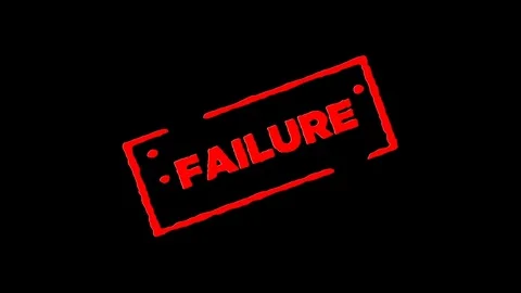 Failure Stamp Stock Footage ~ Royalty Free Stock Videos | Pond5