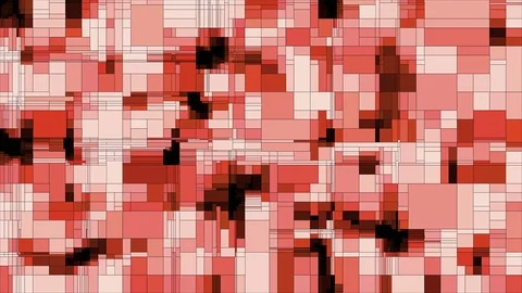 Red scanning squares animated background... | Stock Video | Pond5