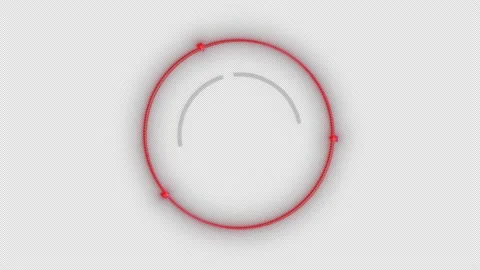 Red Sci-Fi Targeting HUD - VFX Asset Pro... | Stock Video | Pond5