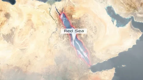 Red Sea Map Stock Videos – Royalty-Free HD & 4K Videos