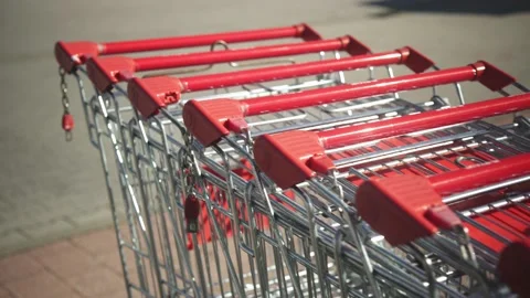 Up Line Dolly Shopping Stock Footage ~ Royalty Free Stock Videos | Pond5