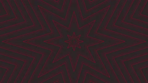 Red slim octagonal star simple flat geom... | Stock Video | Pond5
