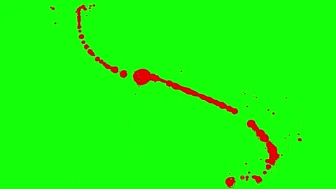 Blood Splatter Green Screen Stock Video Footage | Royalty Free Blood ...