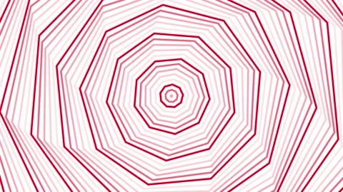 Red spin nonagon star simple flat geomet... | Stock Video | Pond5