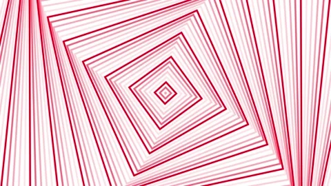 Red spin square simple flat geometric on... | Stock Video | Pond5