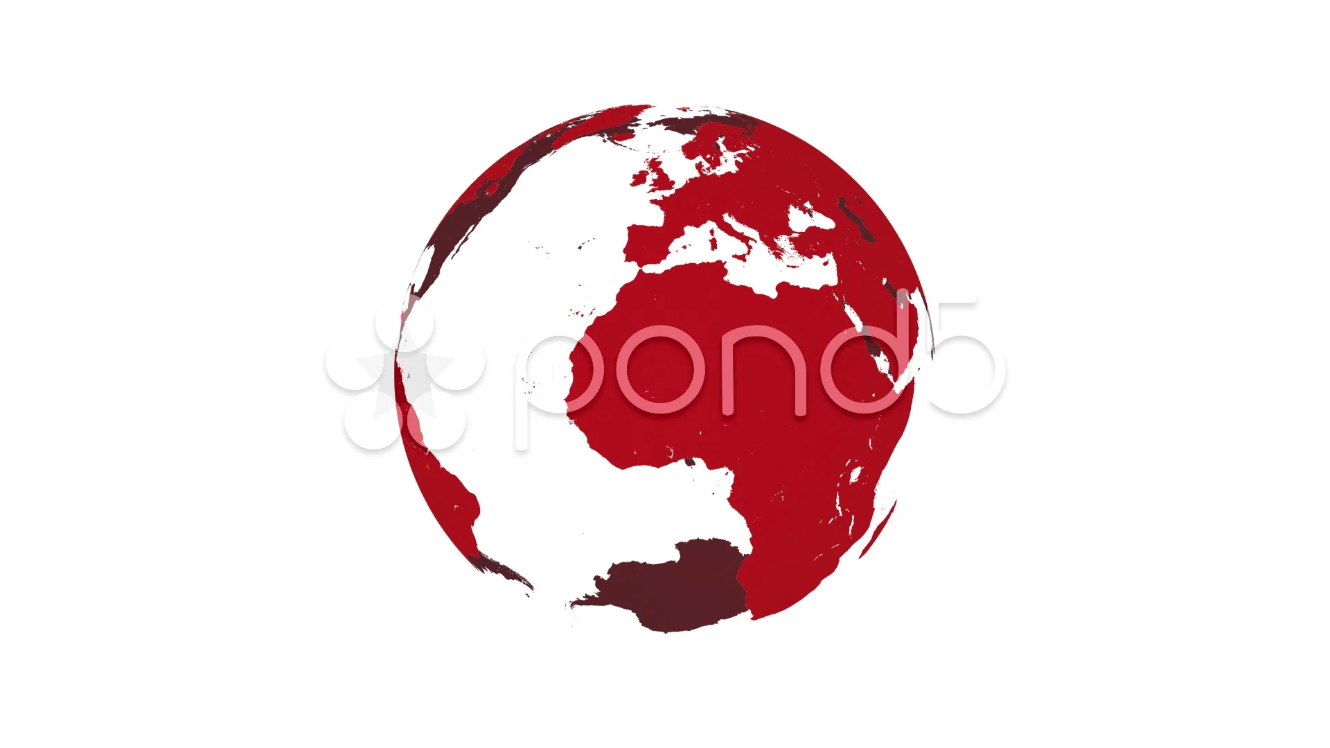Red Earth Globe