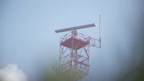 Airport Spinning Lighthouse Stock Video Footage | Royalty Free Airport ...