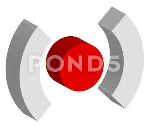 Red target mark, crosshair, reticle graphics. Vector. Illustration ...