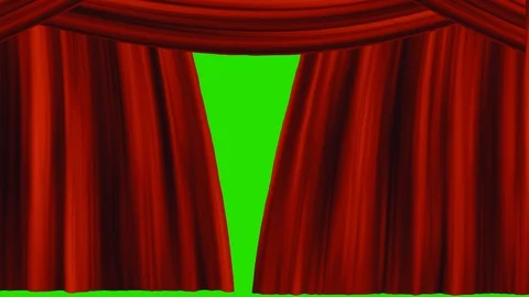 Red Theater Curtain Overlay / Transition... | Stock Video | Pond5