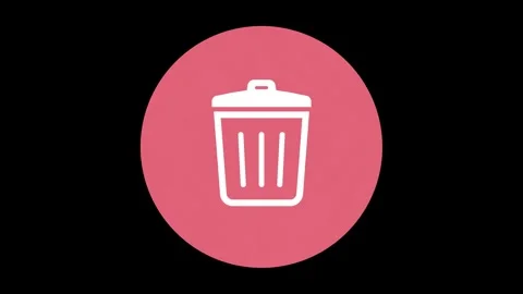 Trash Can Icon Stock Videos – Royalty-Free HD & 4K Videos | Page 2