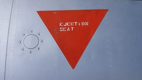 Red triangle indicating position of ejec... | Stock Video | Pond5