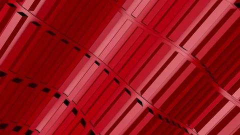 red volume plane moves by waves. backgro... | Stock Video | Pond5