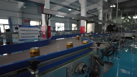 Redbull Factory production line stop wor... | Stock Video | Pond5