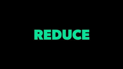 Reduce Reuse Recycle Repeat with animate... | Stock Video | Pond5