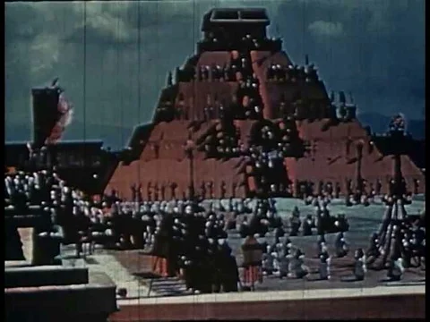 A reenactment of an ancient Aztec rite i... | Stock Video | Pond5