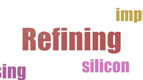 Refining Word Cloud Animated Isolated On... | Stock Video | Pond5