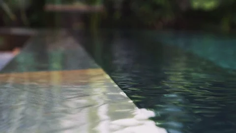 Reflection of sunlight in blue swimming ... | Stock Video | Pond5