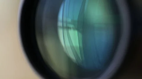 Reflection windows and curtains moving i... | Stock Video | Pond5