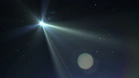 refraction of bright light from moving s... | Stock Video | Pond5