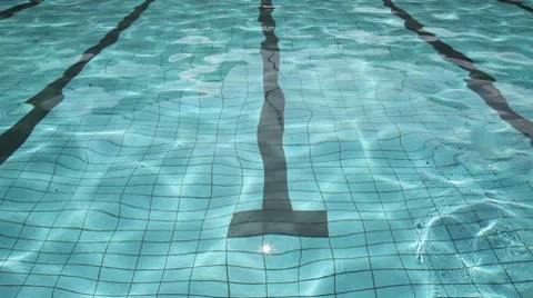 Refraction of sunlight in swimming pool ... | Stock Video | Pond5