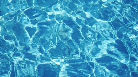Refraction of sunlight in swimming pool ... | Stock Video | Pond5