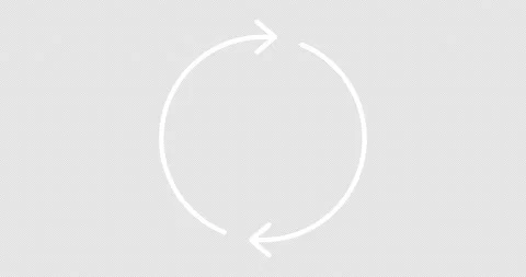 refresh arrows animated outline icon. | Stock Video | Pond5