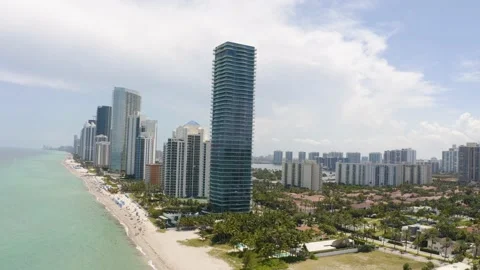 Regalia Miami Luxury Condo Building Sunn... | Stock Video | Pond5