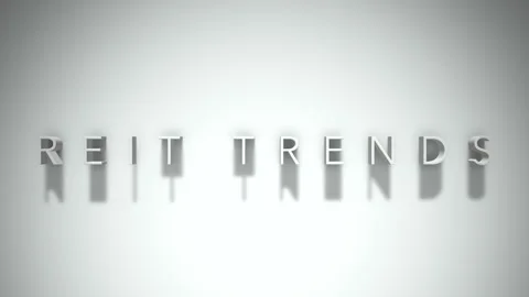 reit trends 3D title animation with shad... | Stock Video | Pond5