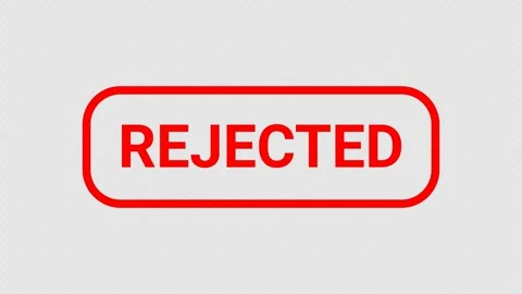 reject stamp animated stamp reject 4k lo... | Stock Video | Pond5