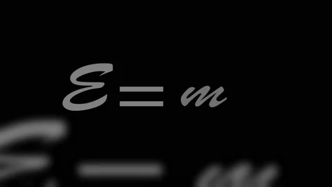 relativity theory formula by einstein. p... | Stock Video | Pond5