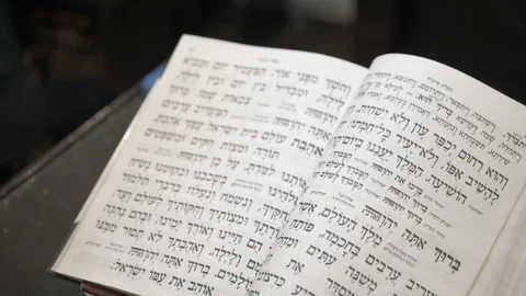 Religious Jewish Man Reading Book of Pra... | Stock Video | Pond5