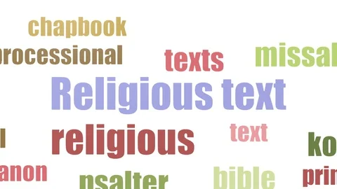 Religious Word Cloud Stock Videos – Royalty-Free HD & 4K Videos | Pond5