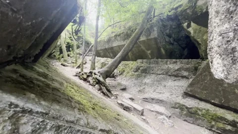 Remains of Hitler's secret headquarters,... | Stock Video | Pond5