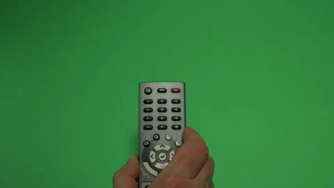 Remote Control 1 on Green screen Chroma ... | Stock Video | Pond5