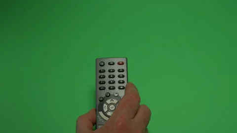 Remote Control 1 on Green screen Chroma ... | Stock Video | Pond5
