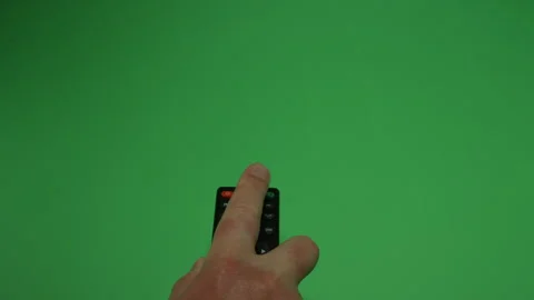 Remote Control 2 on Green screen Chroma ... | Stock Video | Pond5