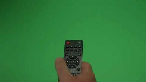 Remote Control 2 on Green screen Chroma ... | Stock Video | Pond5