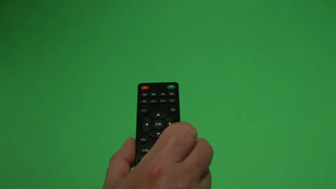 Remote Control 2 on Green screen Chroma ... | Stock Video | Pond5